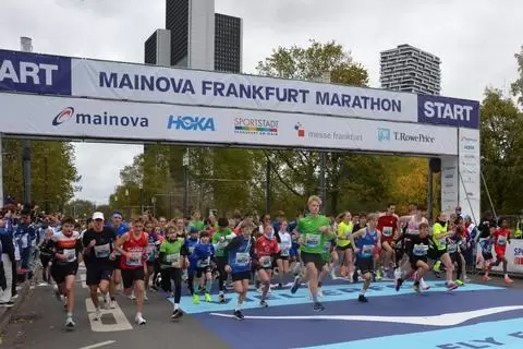 Beim Mini-Marathon in Frankfurt glänzen auch heimische Starter