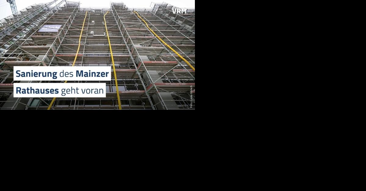 Mainzer Rathaus: Sanierung geht voran