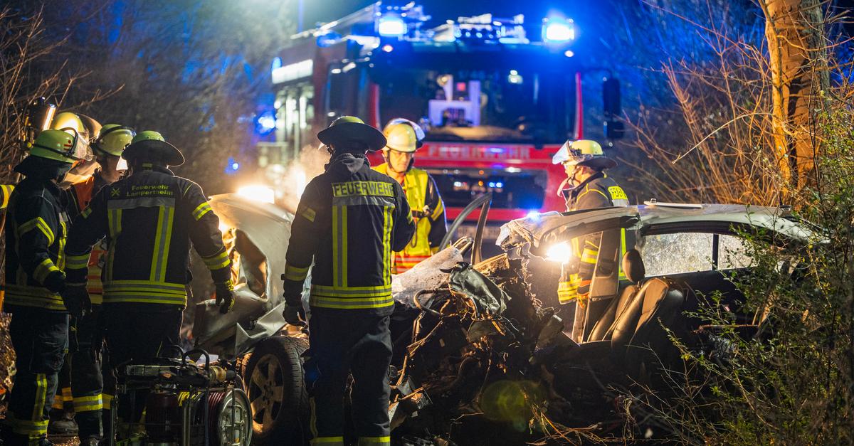 19-Jähriger stirbt bei Unfall auf B44 zwischen Bürstadt und Lampertheim