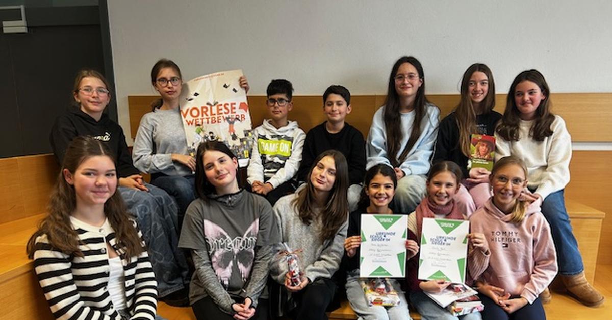 Vorlesewettbewerb der sechsten Klassen am LGL Lampertheim
