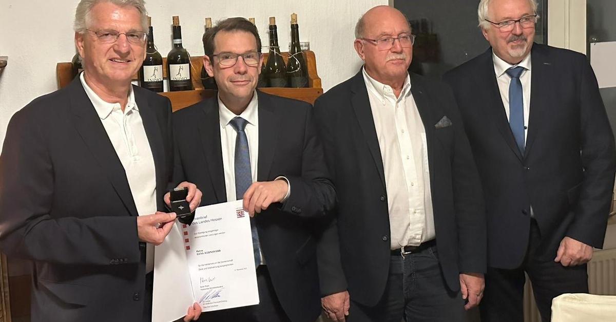Darmstadt: Landesehrenbrief für Hans-Werner Erb