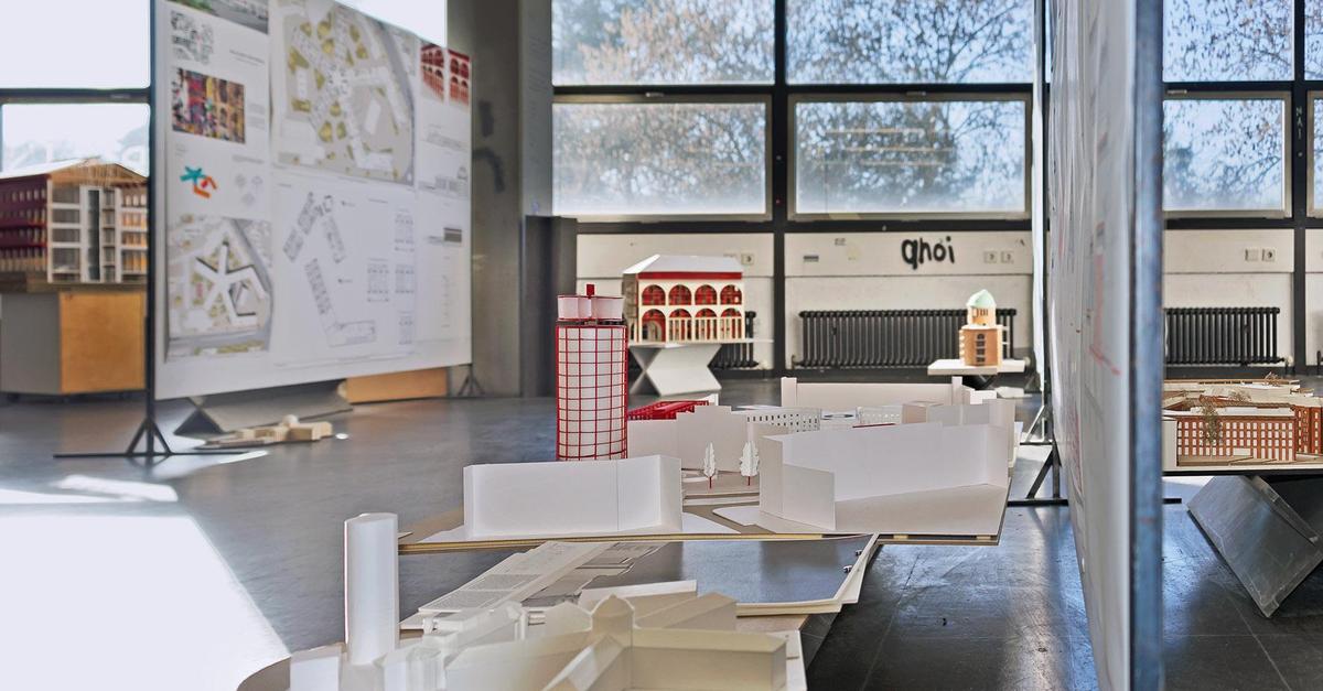 Ausstellung am Fachbereich Architektur der TU Darmstadt