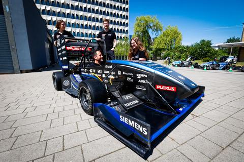 „Formula Student“-Team in Darmstadt hat neuen Rennwagen