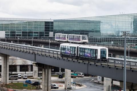 Skyline-Bahn am Flughafen Frankfurt fährt wieder
