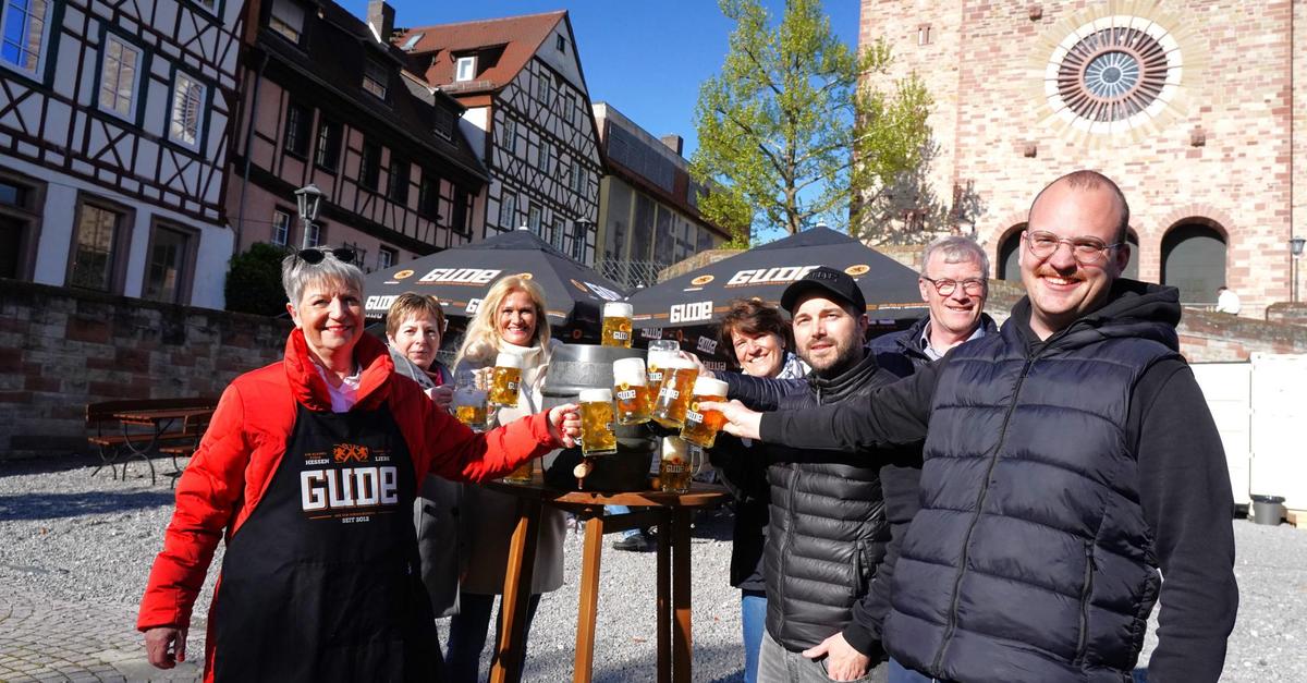 Ein Prost auf den Bensheimer Marktplatz