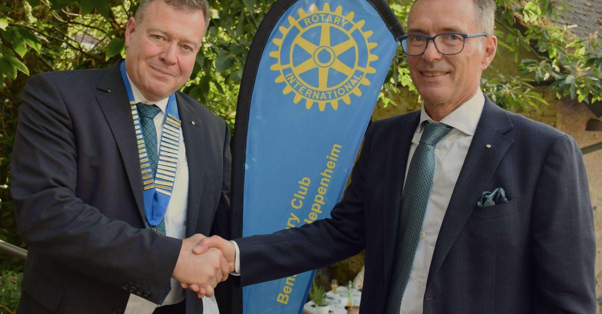 Stabwechsel beim Rotary-Club Bensheim-Heppenheim
