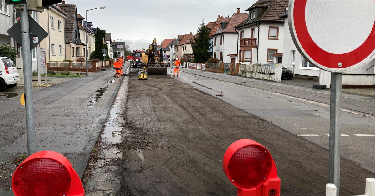 Straßensanierung in Bürstadt hat begonnen