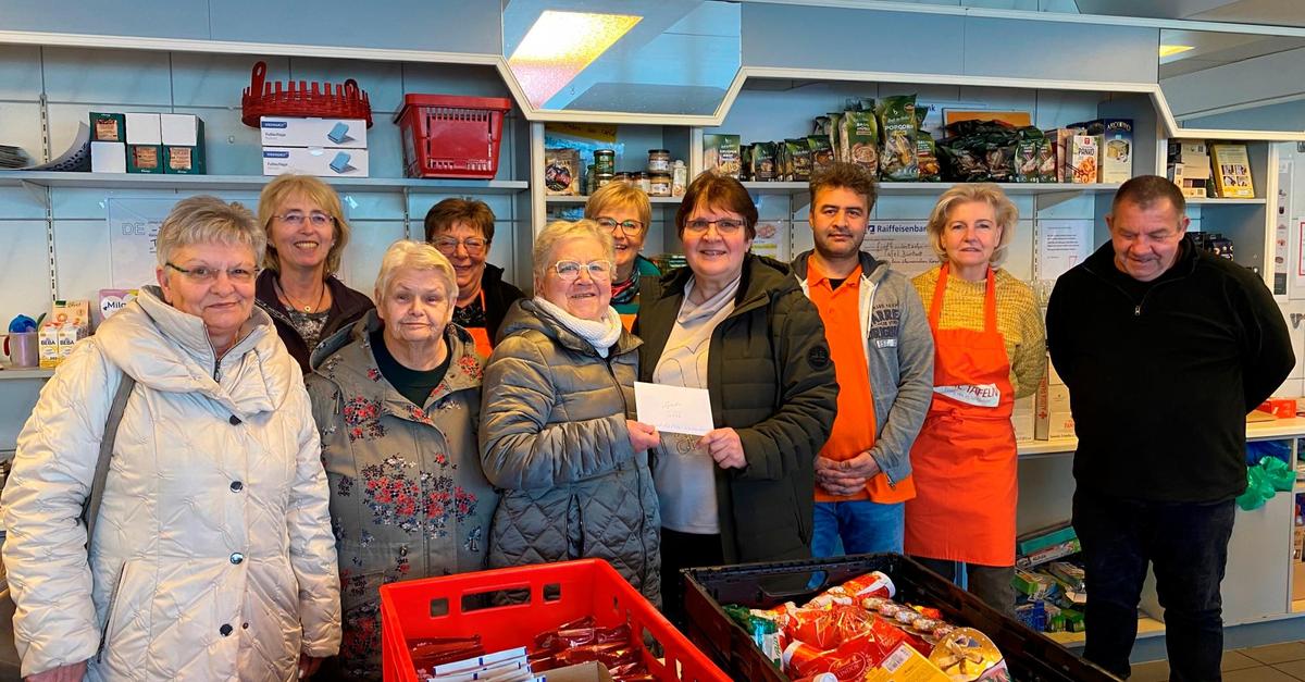 Spende für die Tafel in Bürstadt