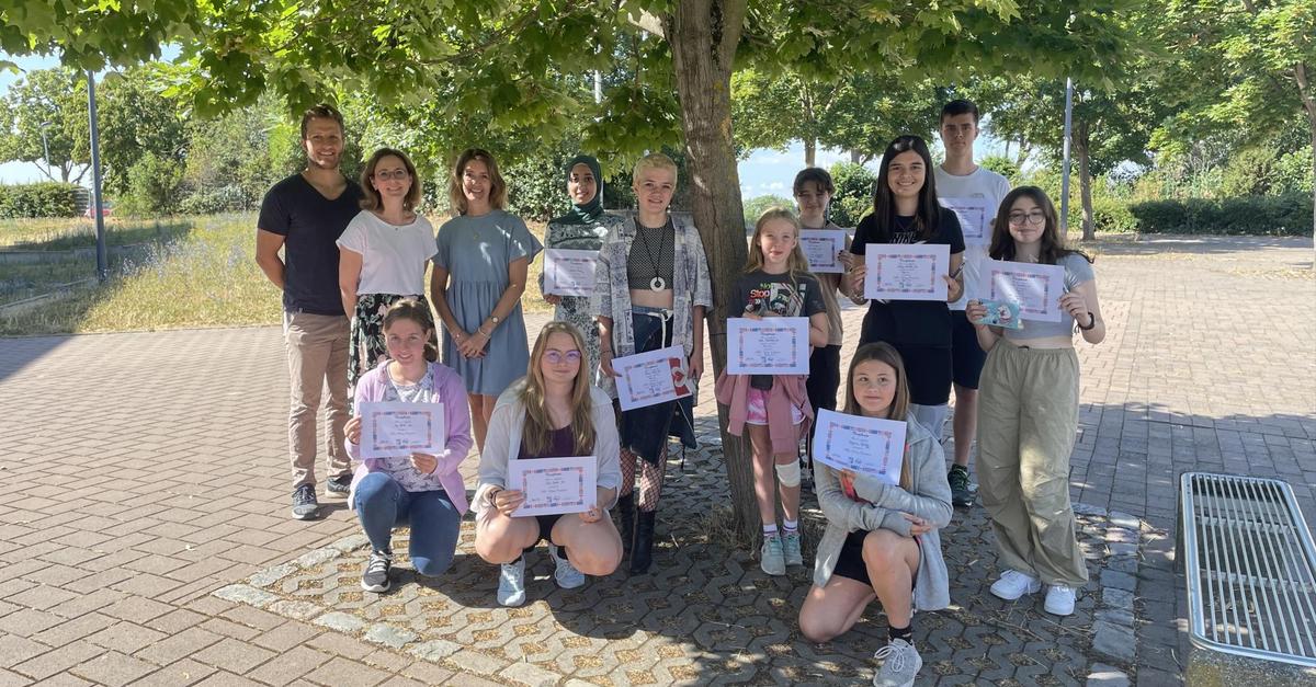 Schüler des Lessing-Gymnasiums Lampertheim ausgezeichnet
