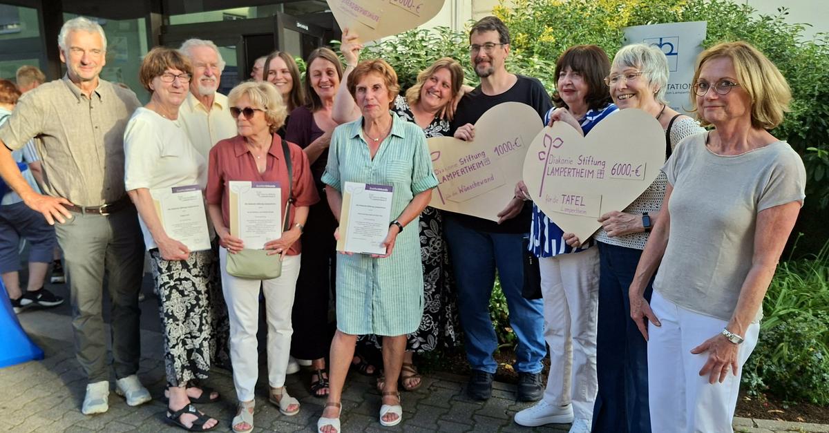Diakonie Stiftung Lampertheim setzt ein Zeichen für Zusammenhalt