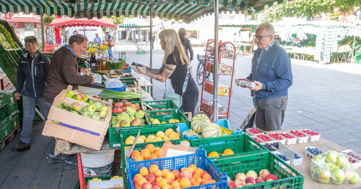 Wie geht es in den Ferien auf dem Wochenmarkt zu?