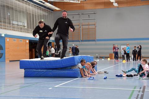 Matten-Sandwich beim Oster-Camp in Rimbach