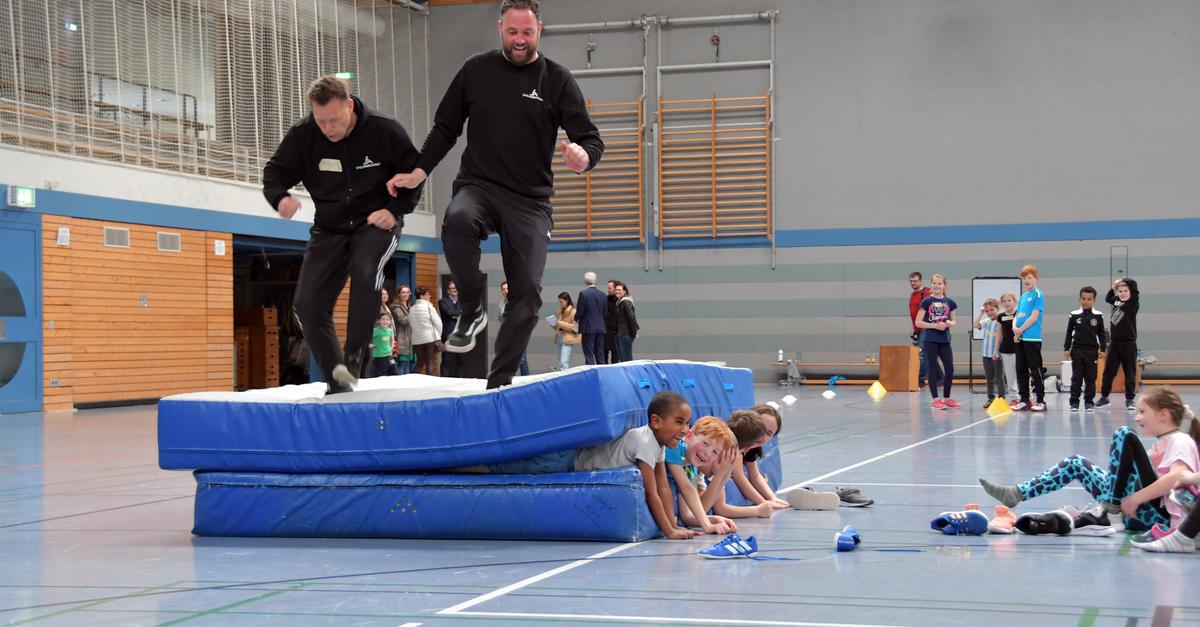 Matten-Sandwich beim Oster-Camp in Rimbach
