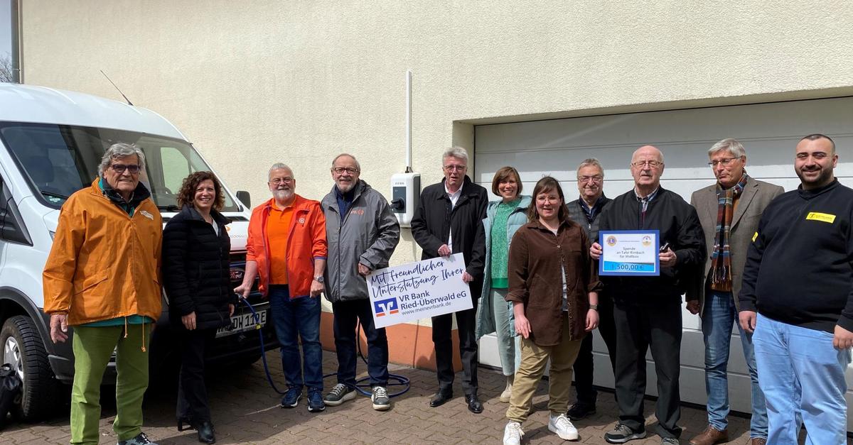 Tafel Rimbach erhält Wallbox für E-Transporter
