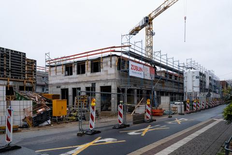 Bickenbachs neue Ortsmitte wächst in die Höhe