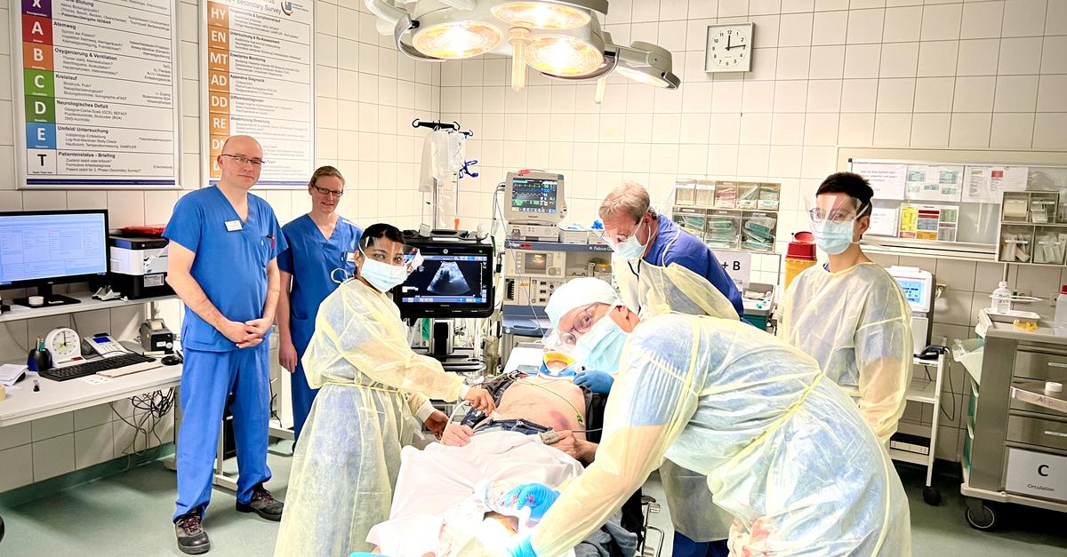 Ernstfall mit geschminkten Mimen geprobt