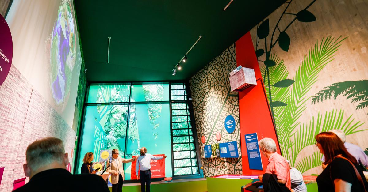 Neue Klima-Ausstellung im Museum der Grube Messel