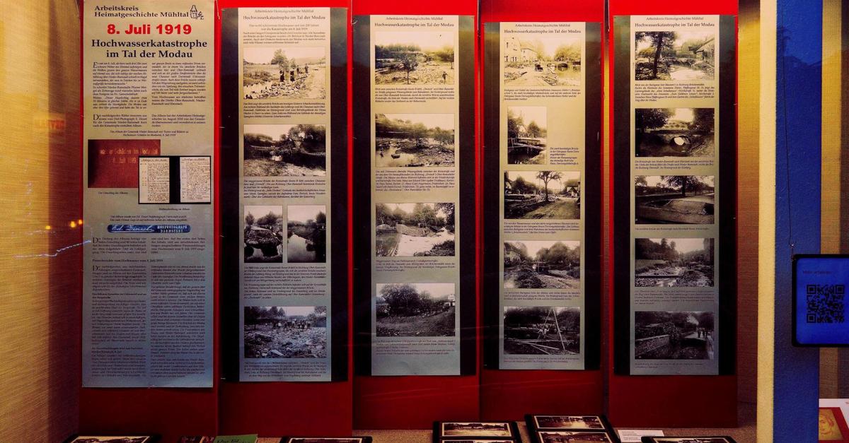 Ausstellung: Hochwasser der Modau im Jahr 1919