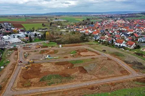 Noch keine Häuser im Mischborn in Mosbach