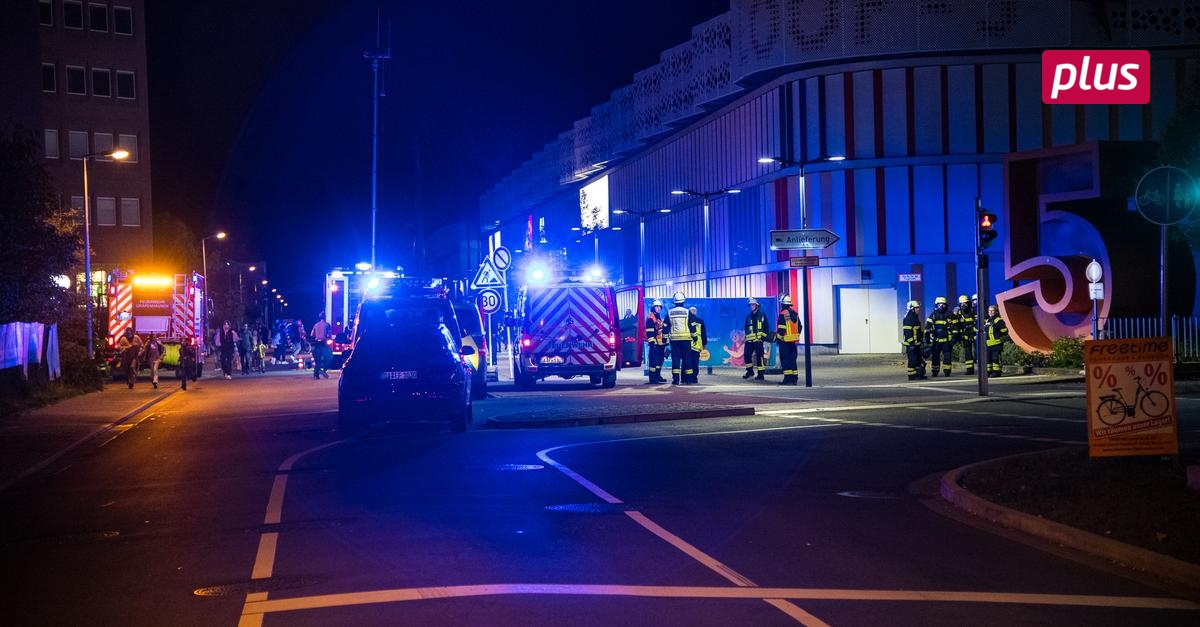 Großeinsatz im Weiterstädter Einkaufszentrum Loop 5
