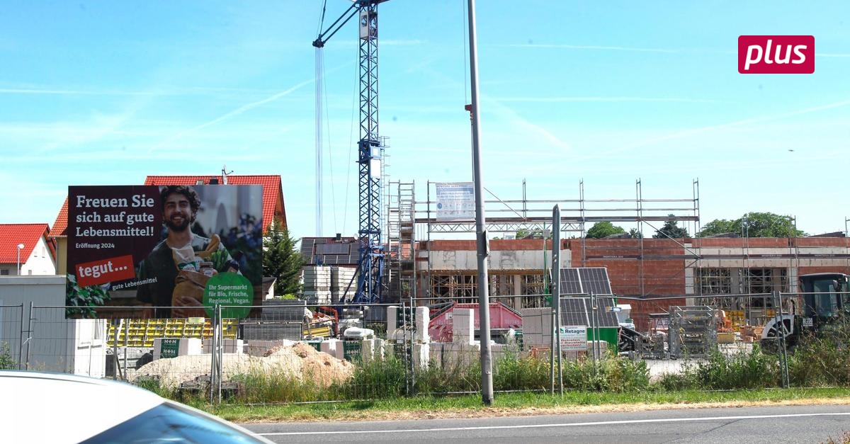 Bei neuem Tegut-Supermarkt in Bischofsheim geht es voran