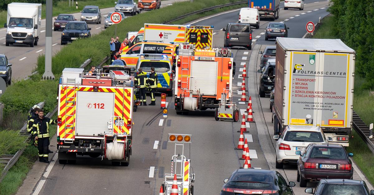 Schone Unfall Auf Der A60 Fotos