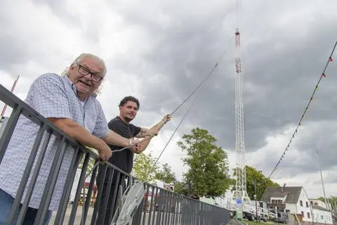 Ein Leben als Drahtseilakt: Traber-Show beim Fischerfest