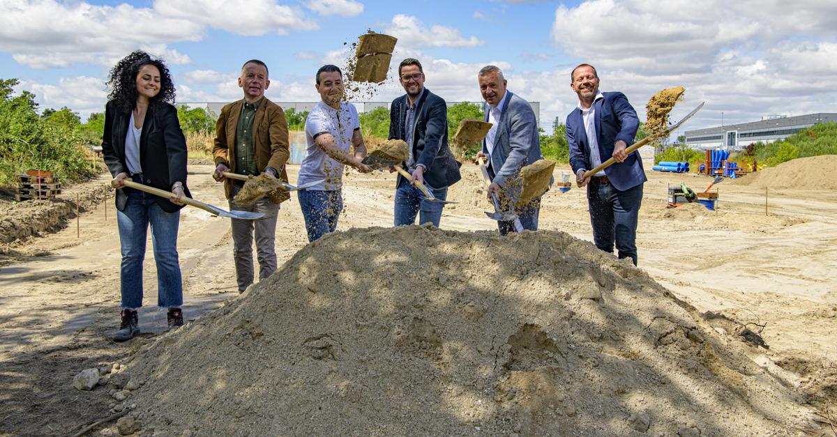 Erster Spatenstich für den neuen Wertstoffhof in Gernsheim