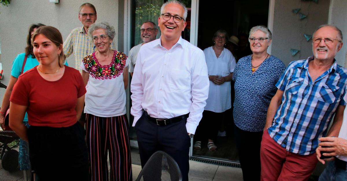 Tarek Al-Wazir besucht Ginsheim-Gustavsburger Grüne