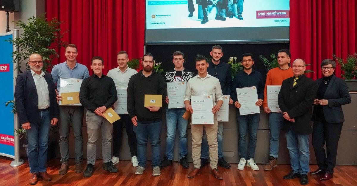 Groß-Gerau: 119 Auszubildende erhalten ihre Gesellenbriefe