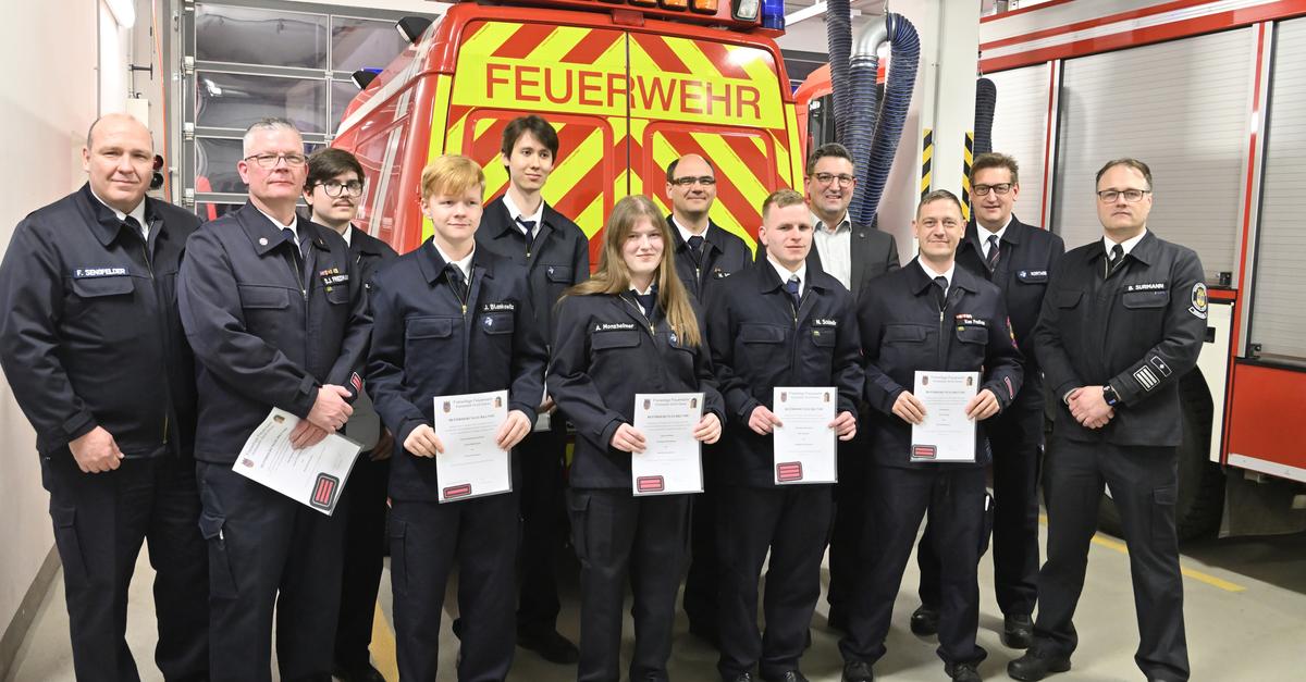 Dienstversammlung: Die Freiwillige Feuerwehr Dornheim ist ein starkes Team