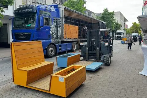 Aufatmen in der Innenstadt: Stadtmöbel werden abgebaut
