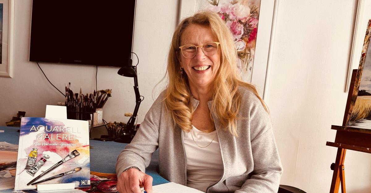Anja Gensert präsentiert neues Fachbuch zur Aquarellmalerei