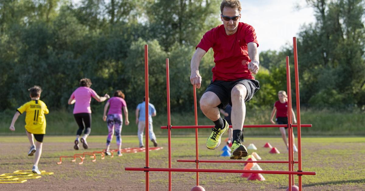 In Erfelden gemeinsam zum Sportabzeichen