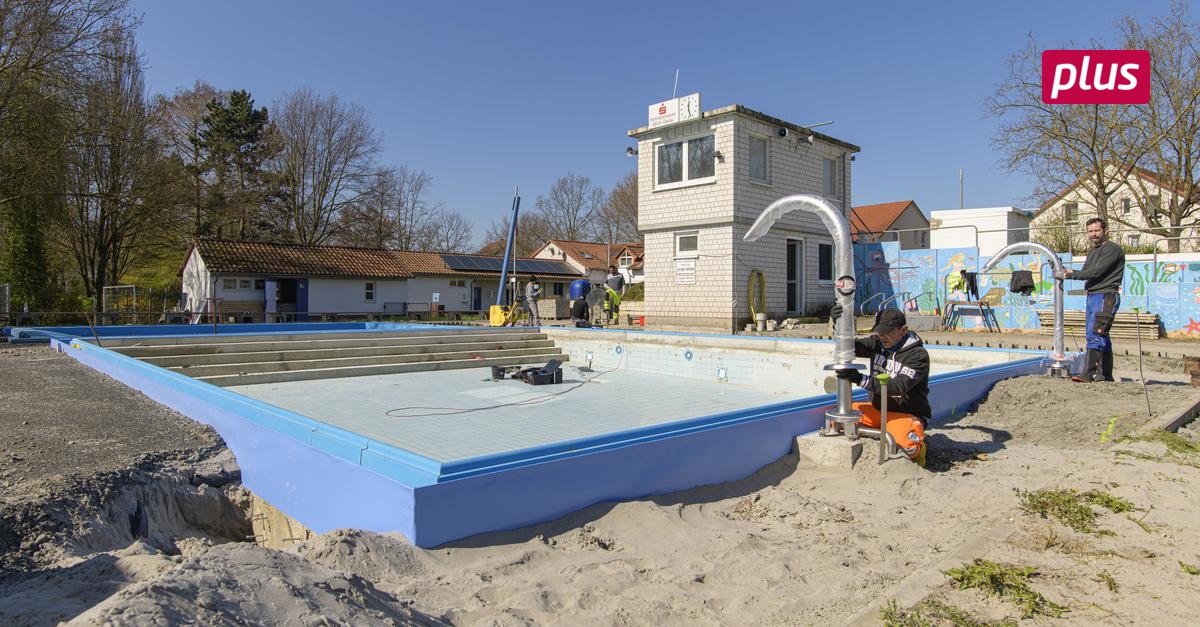 Vorbereitungen für die Freibadsaison im Ried laufen | Echo Online
