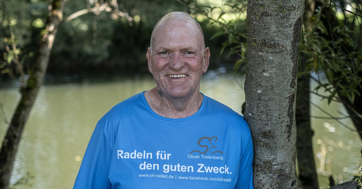 Trotz Krebs: Oli radelt 5100 Kilometer für guten Zweck