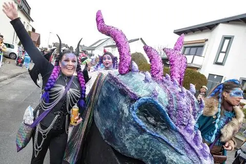 Ausgelassene Stimmung beim Astheimer Umzug