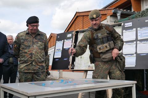 Militärische Raststätte in Alsfeld: Bereit für den Ernstfall