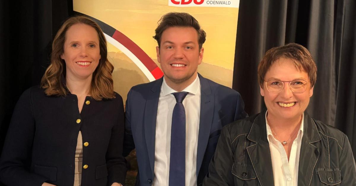 Kevin Schmauß bleibt CDU-Parteichef im Odenwald