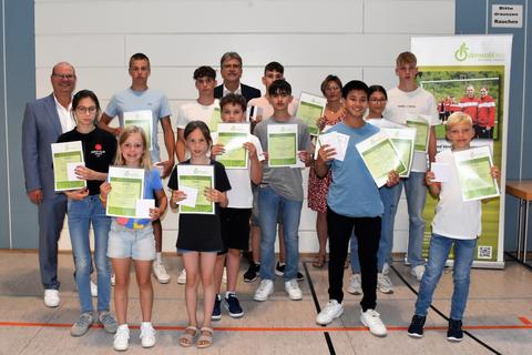 Viel Edelmetall für Odenwälder Athleten