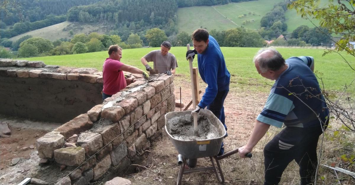 Pflasterboden fürs Ober-Sensbacher Steinhäusel