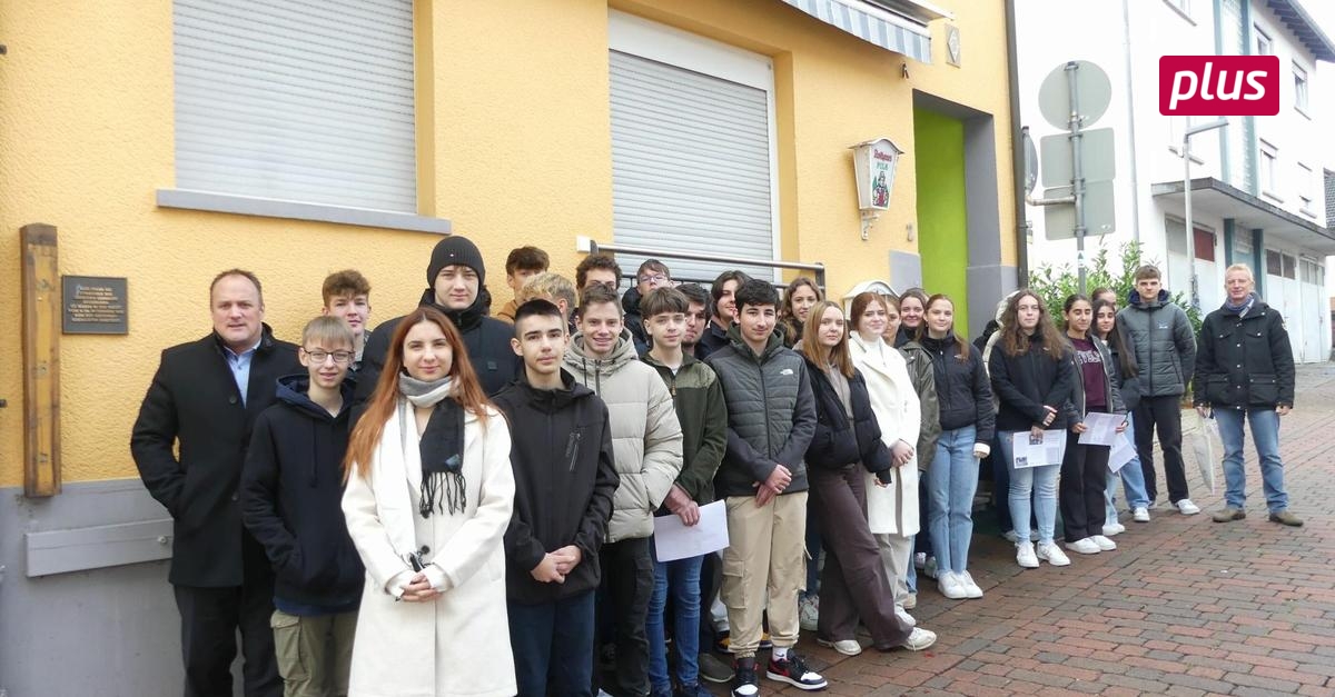 Gedenkrundgang der Oberzent-Schüler in Beerfelden