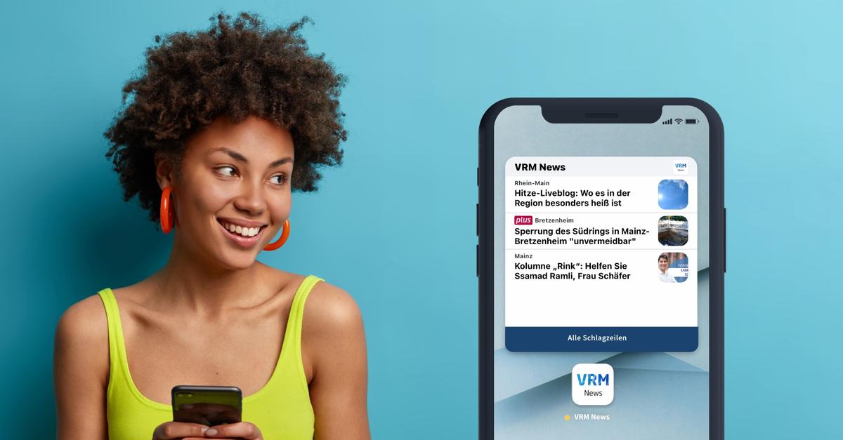Die News-App der VRM stellt sich vor: Das News-Widget