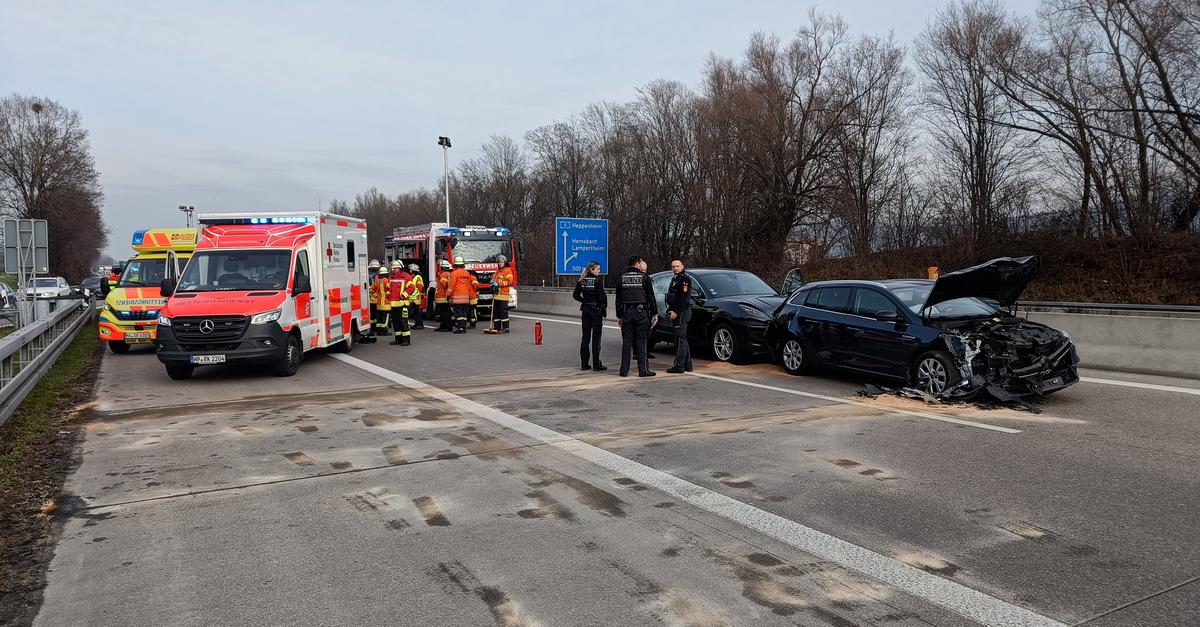 Luxus Unfall Auf Der A5 Gestern Bilder