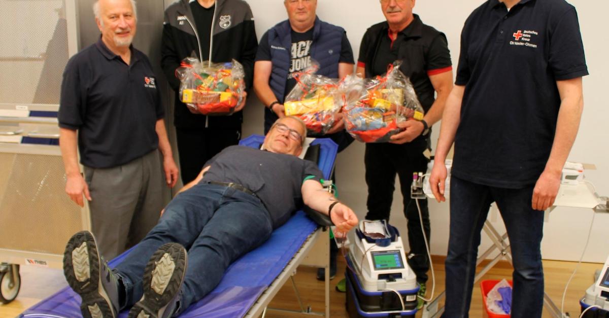 Drei Erstspender dabei