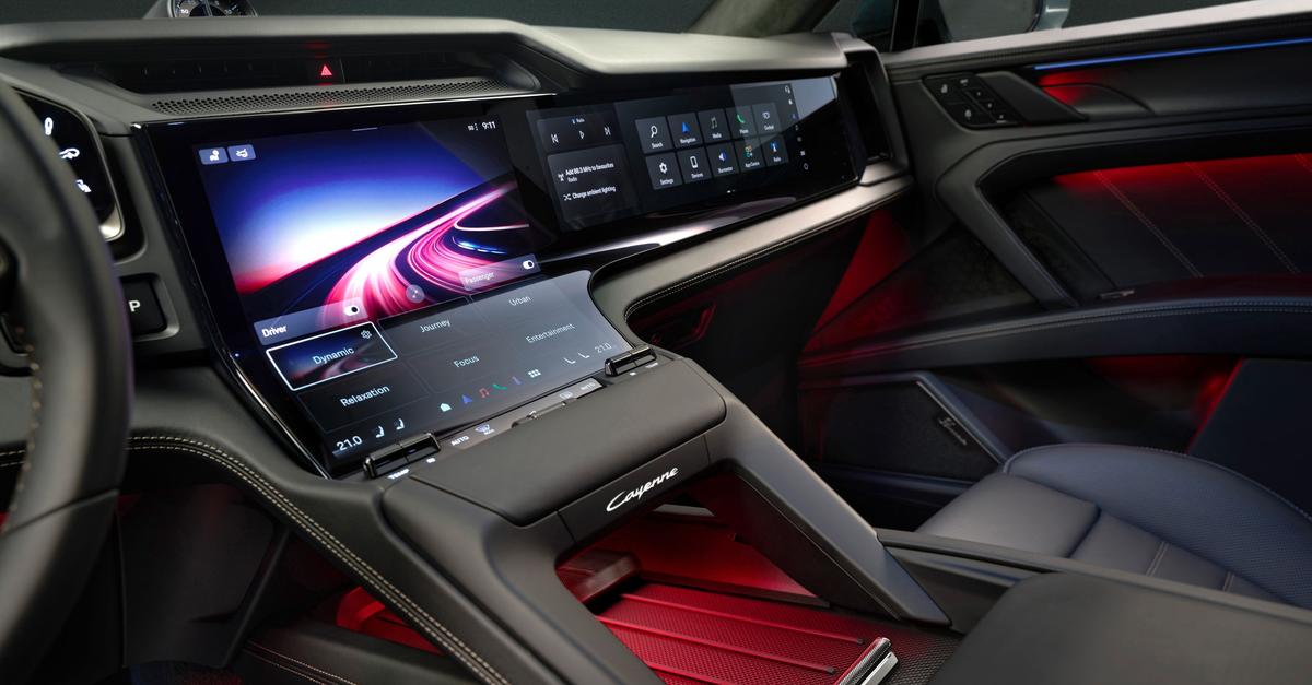 Elektrischer Cayenne drängt auch digital auf die Überholspur