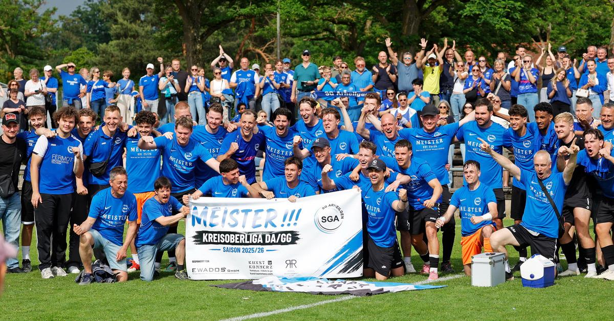 Fußball: SG Arheilgen macht die Meisterschaft mit 5:0-Sieg perfekt