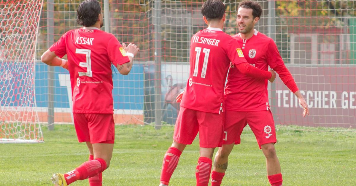 FC Gießen feiert schnelles Wiedersehen mit alten Bekannten