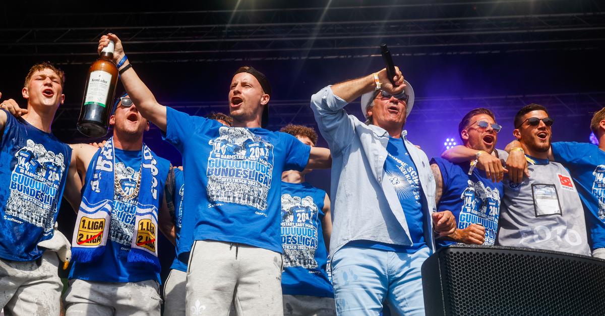 „Wahnsinn“: Das sagen die Lilien-Kicker zur Aufstiegsparty