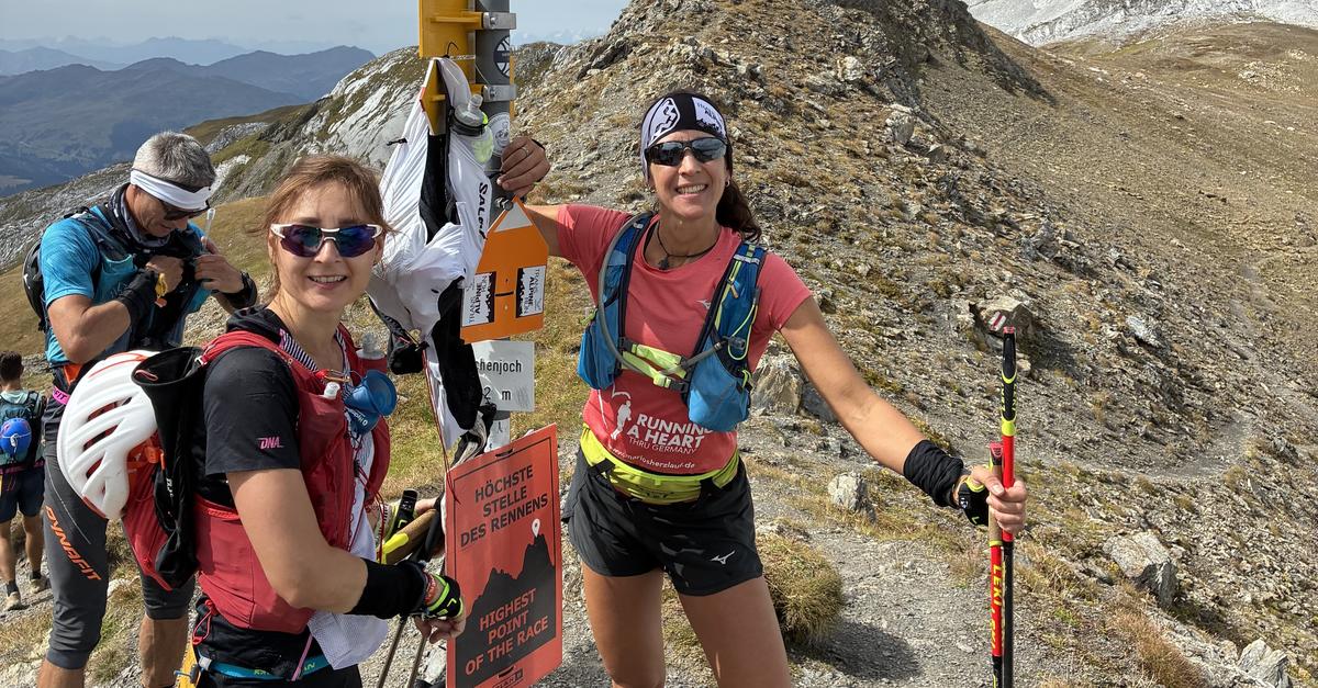 Dorothee Rogosch beeindruckt beim Transalpine Run mit Platz 2 im Zweierteam